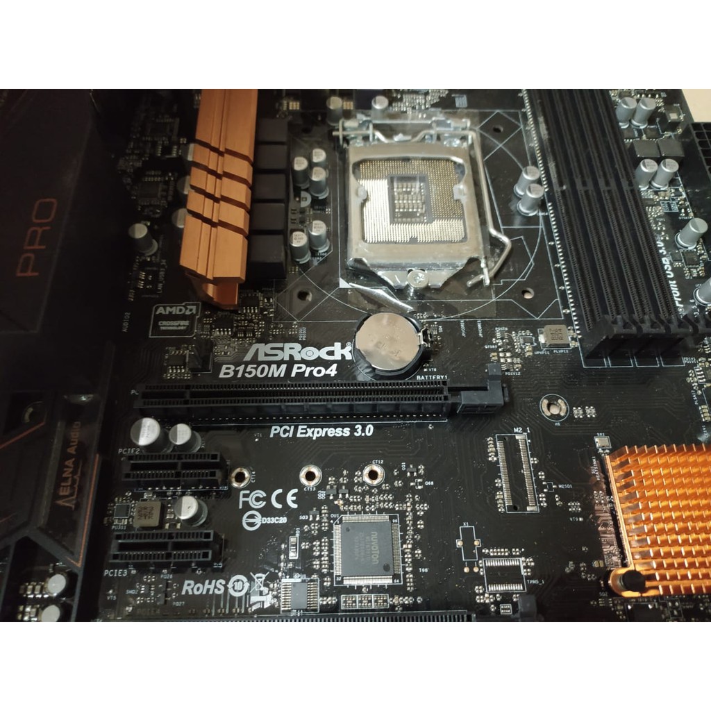 Jual MAINBOARD ASROCK B150M PRO4 LGA 1151 4 SLOT RAM MOTHERBOARD ...