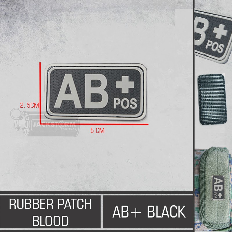 Jual Rubber Patch Blood AB + | Shopee Indonesia