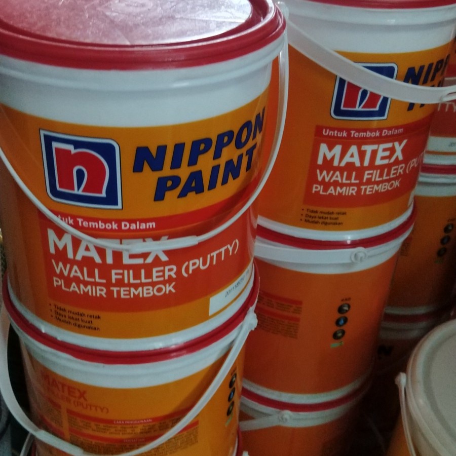 Jual MATEX Dempul Plamir Plamur Pelamir Tembok Wall Filler Putty 4Kg ...