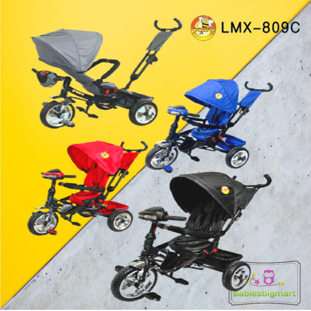 Jual Sepeda Anak Roda Tiga 3 Pacific Tricycle 809C Stroller Stroler ...