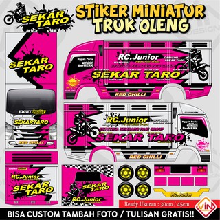 STIKER MINIATUR TRUK OLENG | Shopee Indonesia