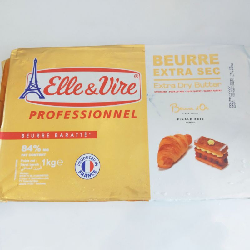 Jual Elle &Vire Extra Dry Butter Sheet | Shopee Indonesia