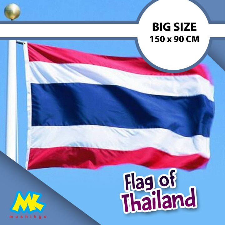 Jual Bendera Thailand ukuran besar - Thai Flag | Shopee Indonesia
