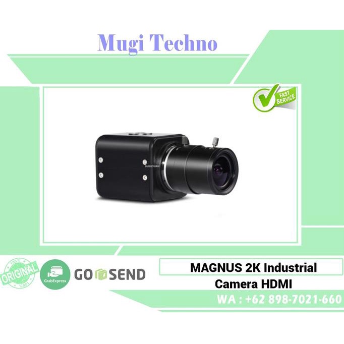 Jual MAGNUS 2K Industrial Camera HDMI+USB Output 10X Zoom Manual Iris Focus | Shopee Indonesia