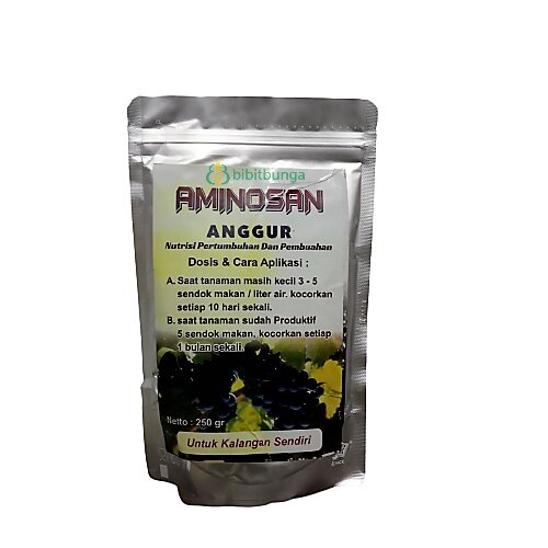 Jual Aminosan 250g Asam Amino Organik Pupuk Hayati Tanaman Anggur Buah ...