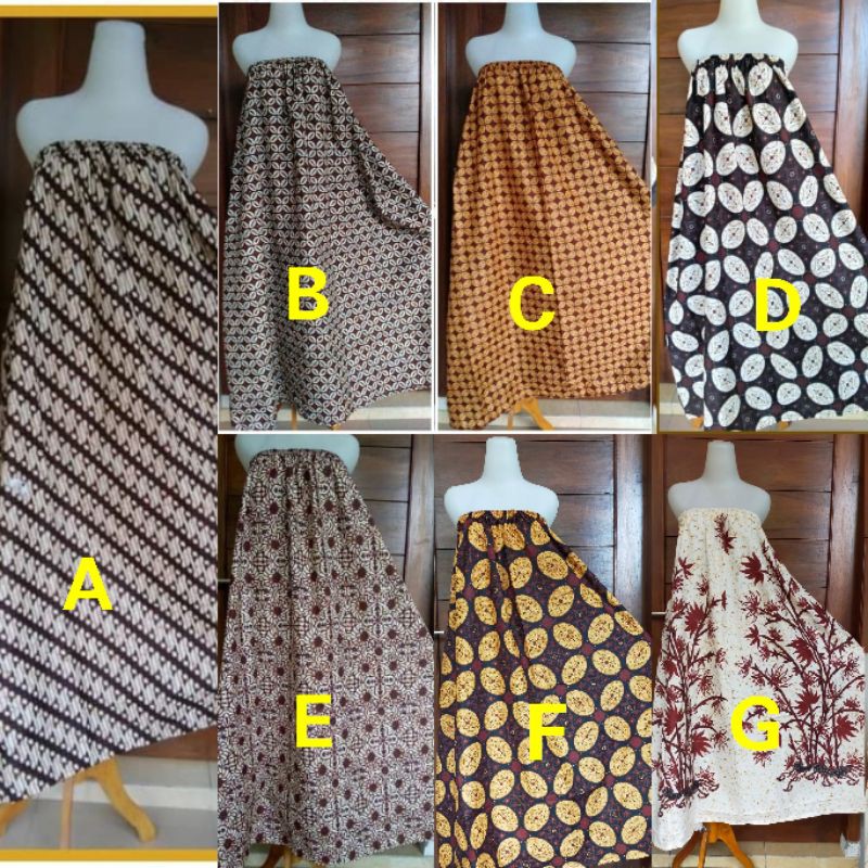 Jual Kemben Ratus Motif Batik /Kemben Panjang Salon Spa Lulur Crembath ...