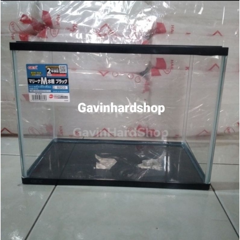 Jual Aquarium Akuarium Gex size M (KHUSUS GRAB) | Shopee Indonesia