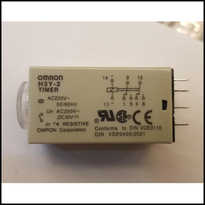 Jual Mini Timer Omron H3Y-2 / H3Y 2 Delay Timer Relay 220V 30S / 60S Detik | Shopee Indonesia
