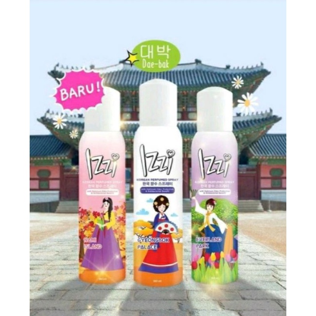 Jual IZZI Korean perfumed spray 150ML Parfum body spray | Shopee Indonesia