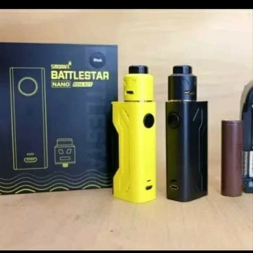 Jual vape rokok elektrik battlestar nano kit RDA paket ngebul paket ...