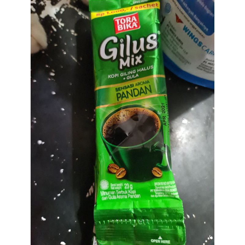 Jual Kopi Torabika Gilus Mix Pandan (1 Renceng isi @10 Bungkus ...