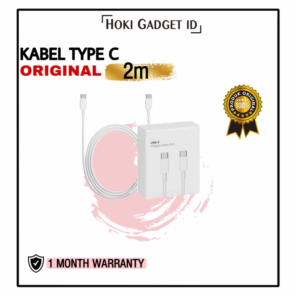 Jual KABEL TYPE C 2 METER | Shopee Indonesia