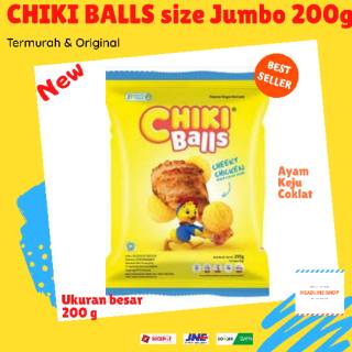 Jual CHIKI BALLS Indofood ukuran jumbo 200 gram Size Besar dan kemasan ...