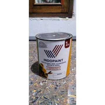 Jual INDOPAINT-CAT DUCO WARNA DASAR HITAM DAN PUTIH | Shopee Indonesia
