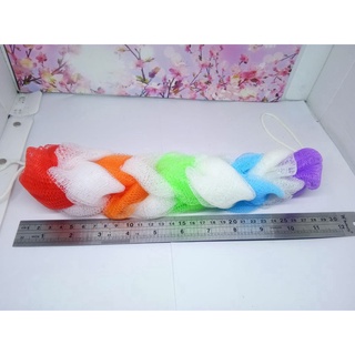 Jual SPON MANDI Panjang Bentuk Bulat Labu / Spons Badan Bath Sponge ...