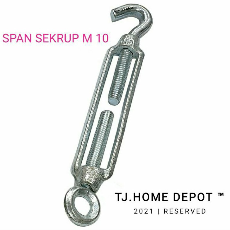 Jual Span Screw M10 Skrup Spaner Turn Buckle Span Screw Murah | Shopee ...