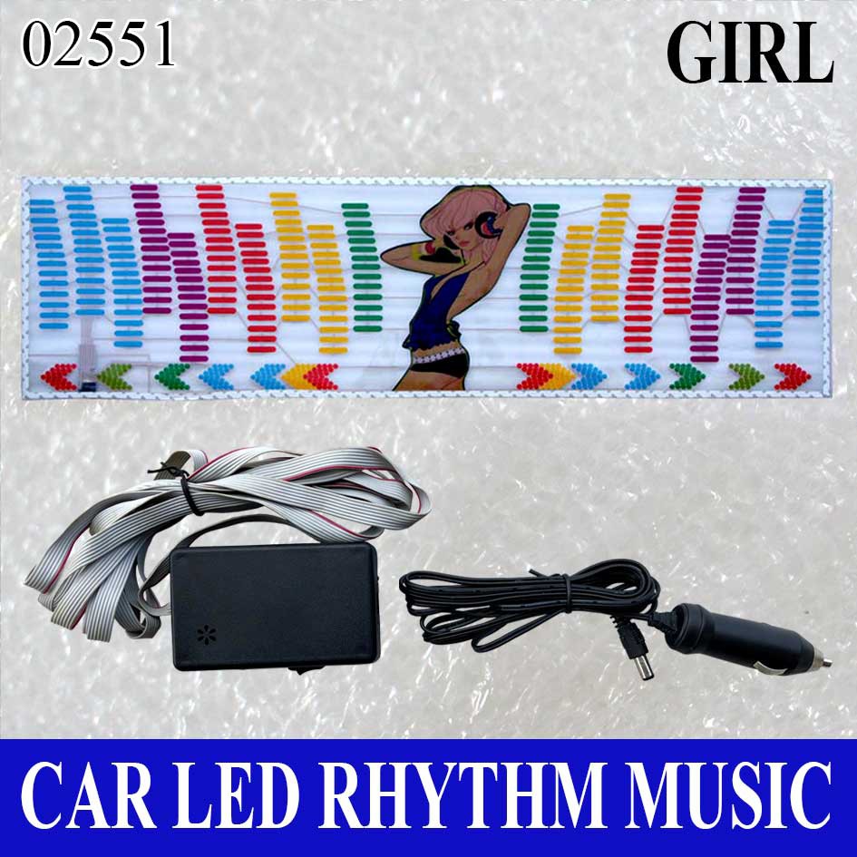 Jual Lampu LED Music GIRL - Car LED Rhythm Music - Lampu Disco - LED ...