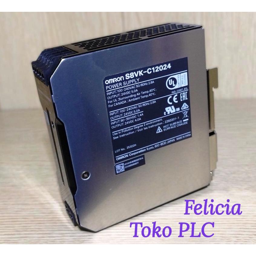 Jual S8VK-C12024 24VDC 5A Omron Power Supply | Shopee Indonesia