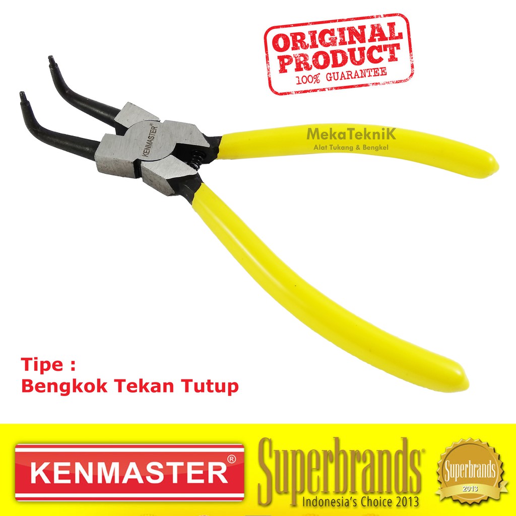 Jual TANG SNAP RING 6" KENMASTER / TANG CIRCLIP BENGKOK TEKAN TUTUP ...