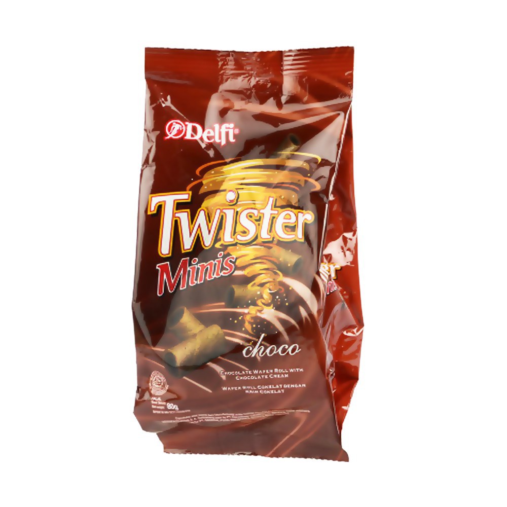 Jual Twister Minis Wafer Roll Chocolate or Black Vanilla 80g | Shopee ...