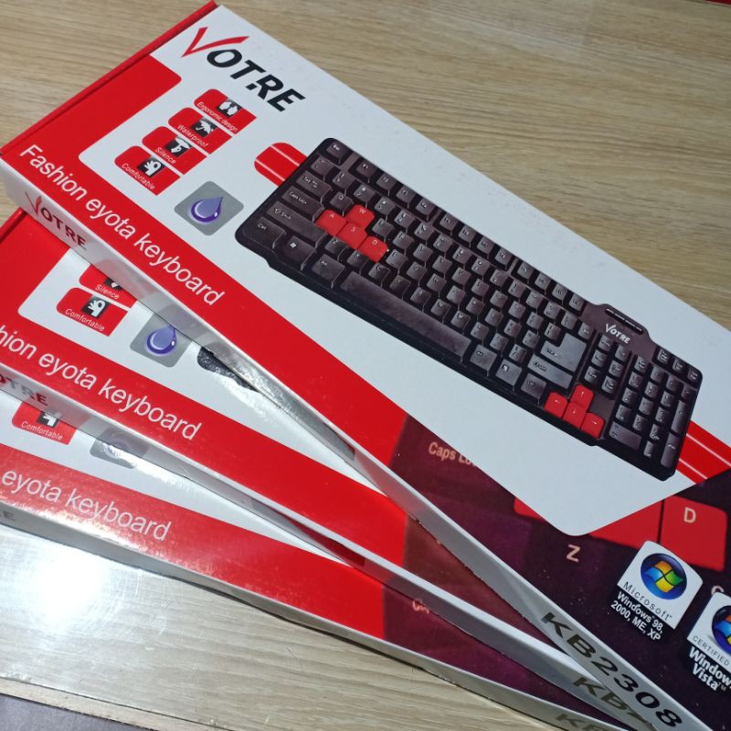 Jual Keyboard Votre Usb New - Hitam seri KB2308 | Shopee Indonesia