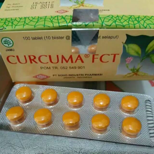 Jual Curcuma Tablet / strip isi 12 tablet Indonesia|Shopee Indonesia