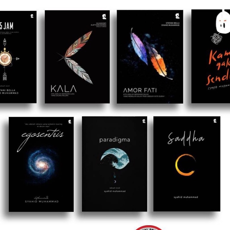Jual BESTSELLER NOVEL SYAHID MUHAMMAD -25 JAM -KALA -AMOR FATI -KAMU ...