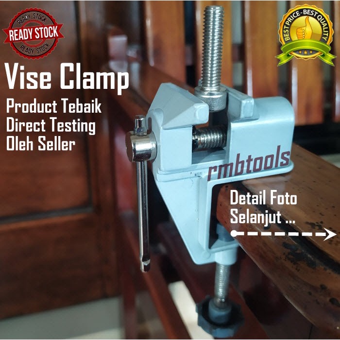 Jual Vise Clamp Capit Meja Alat Penjepit Kayu Klem Catok Bench ...