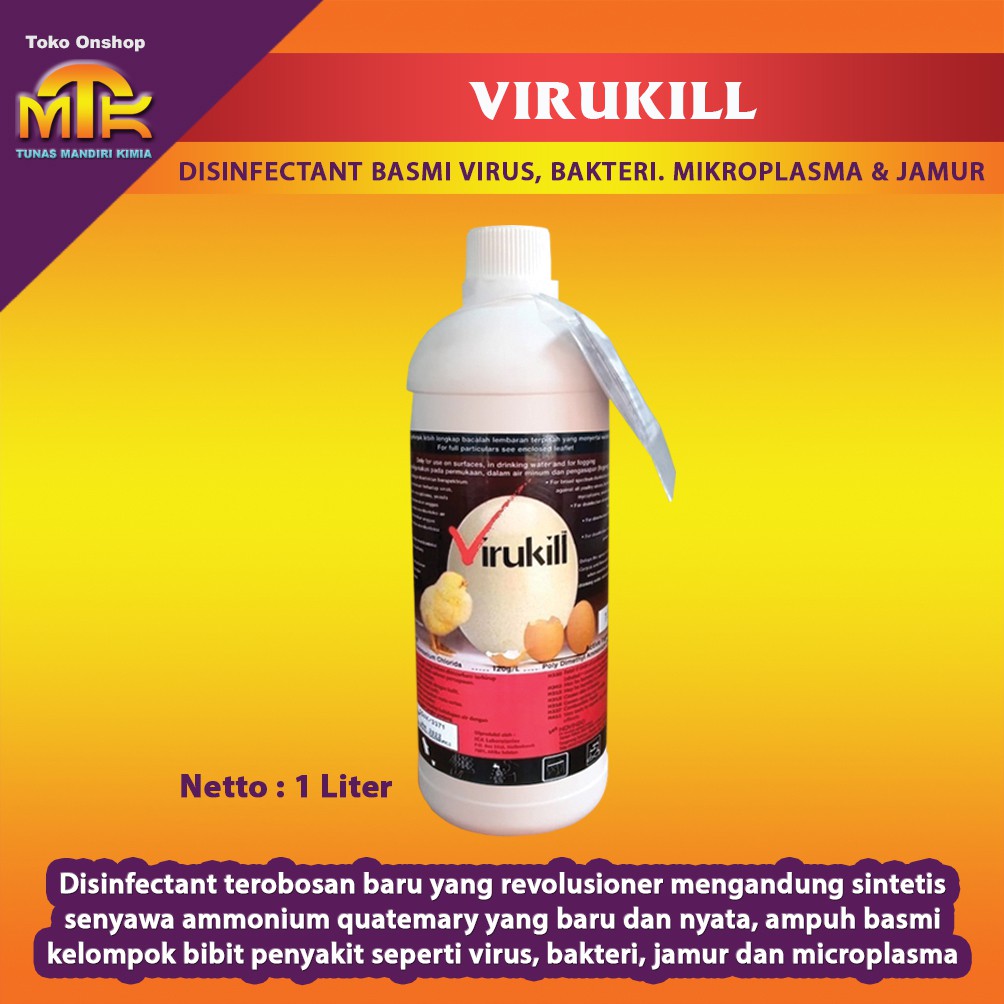 Jual VIRUKILL Disinfectant Terbaik, Untuk Menetralisir Ruangan, Basmi ...