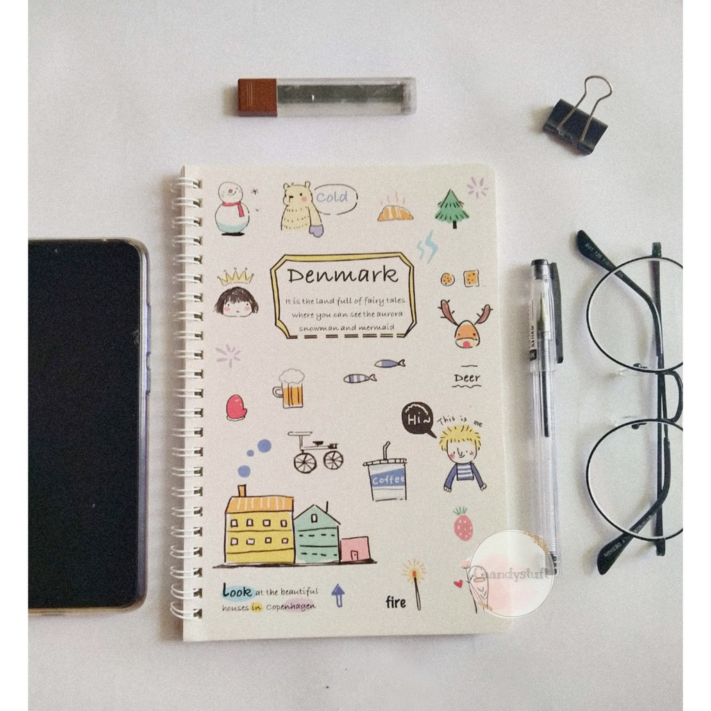 Jual Notebook Spiral A5 Motif Lucu Murah | Shopee Indonesia
