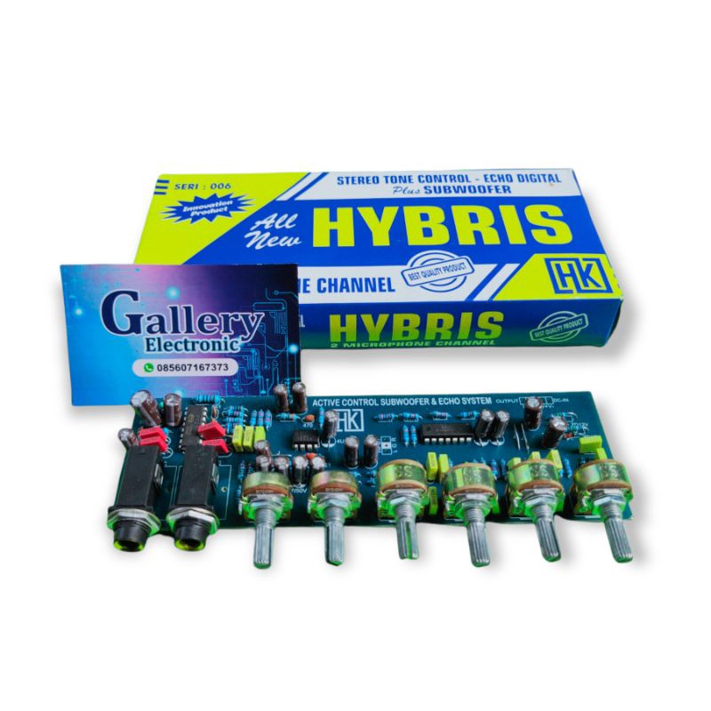 Jual HYBRIS STEREO TONE CONTROL dan ECHO DIGITAL + SUBWOOFER + 2 mic ...