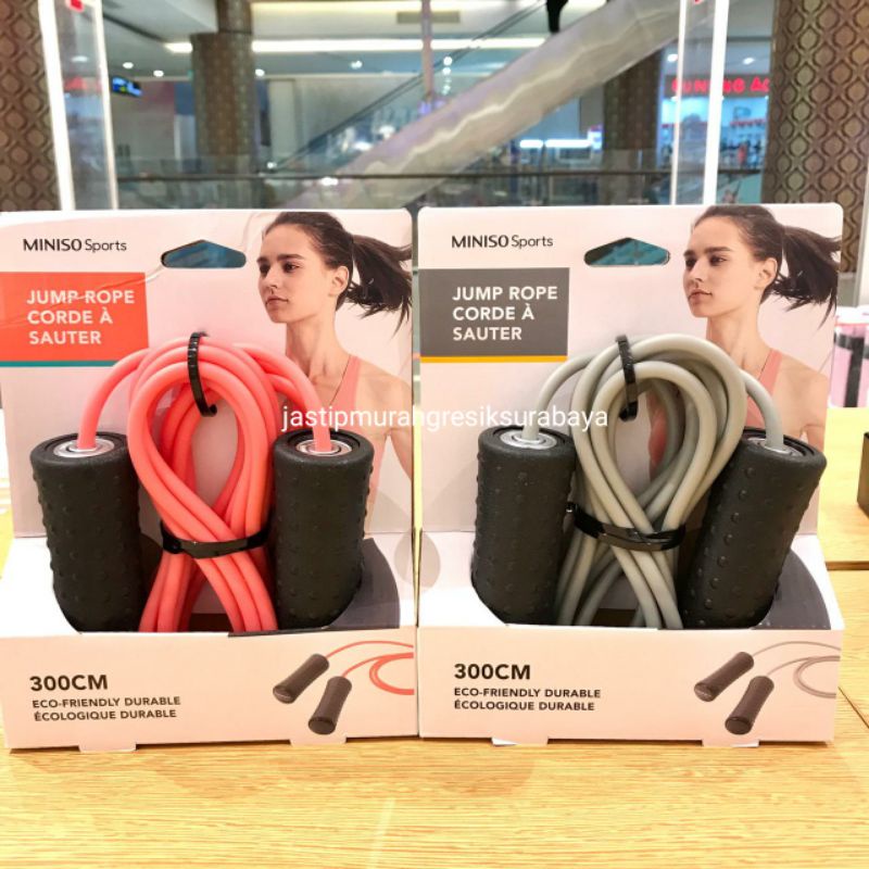 Jual JUMP ROPE MINISO SPORT 300CM LOMPAT TALI MINISO Indonesia|Shopee ...