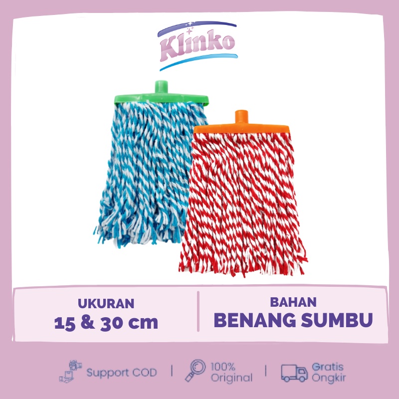 Jual Klinko - Mop Trilliant Bi Color Pel Lantai 2 Warna Bisa Lepas ...