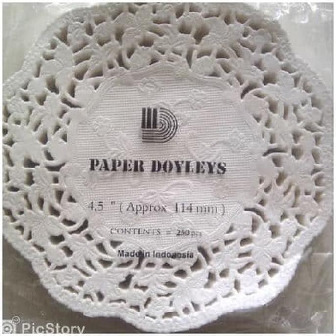 Jual New Produk Kertas Doilies 4,5Inch Paper Doyleys Doily Alas Renda ...