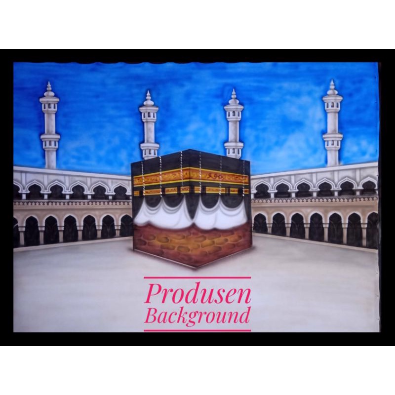 Jual Kain Background Manasik Haji Kabah 3x2,5m Terbaru | Shopee Indonesia