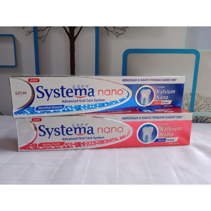 Jual Systema nano Pasta gigi Kalsium nano 75gr, 120 gr | Shopee Indonesia