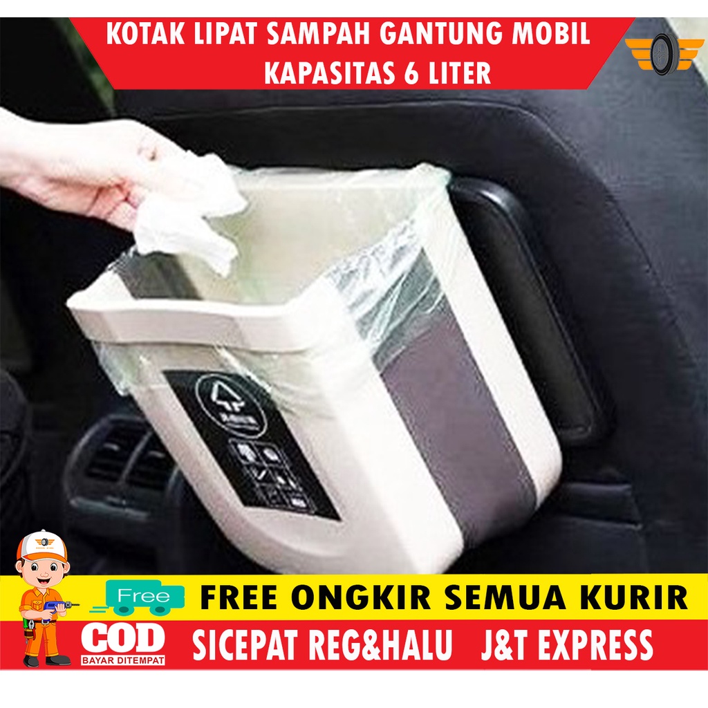 Jual Kotak Sampah Lipat Khusus Dalam Mobil Tempat Sampah Lipat Dapur ...