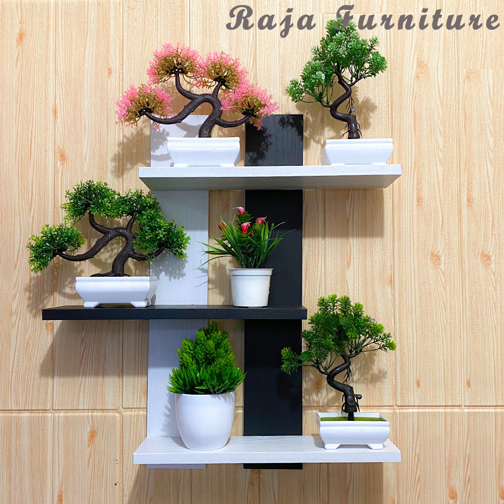 Jual Rak Dinding Tempel Tembok / Rak Dinding zigzag Serbaguna | Shopee ...