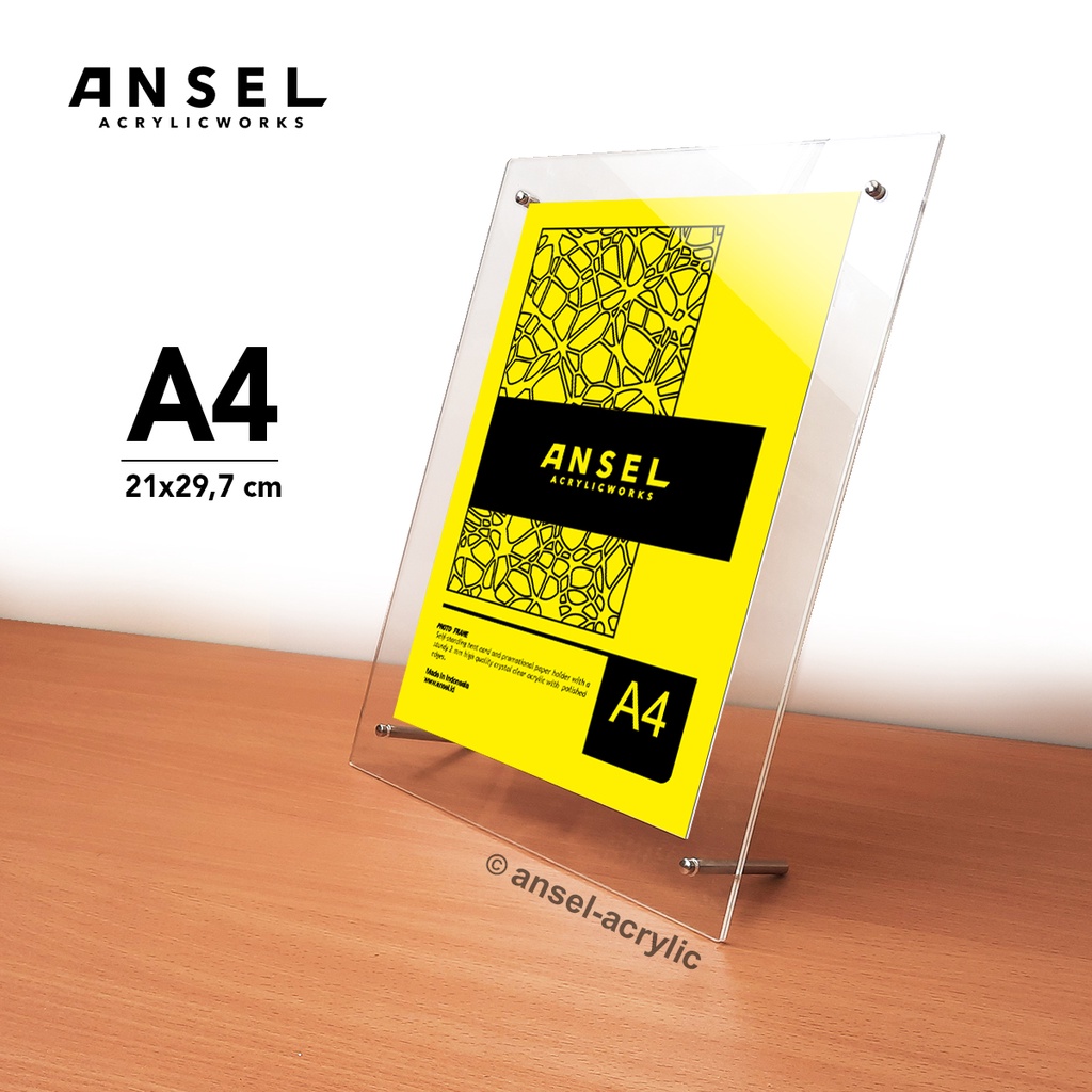 Jual ANSEL Bingkai Foto Akrilik Meja / Acrylic Photo Frame Table Top ...