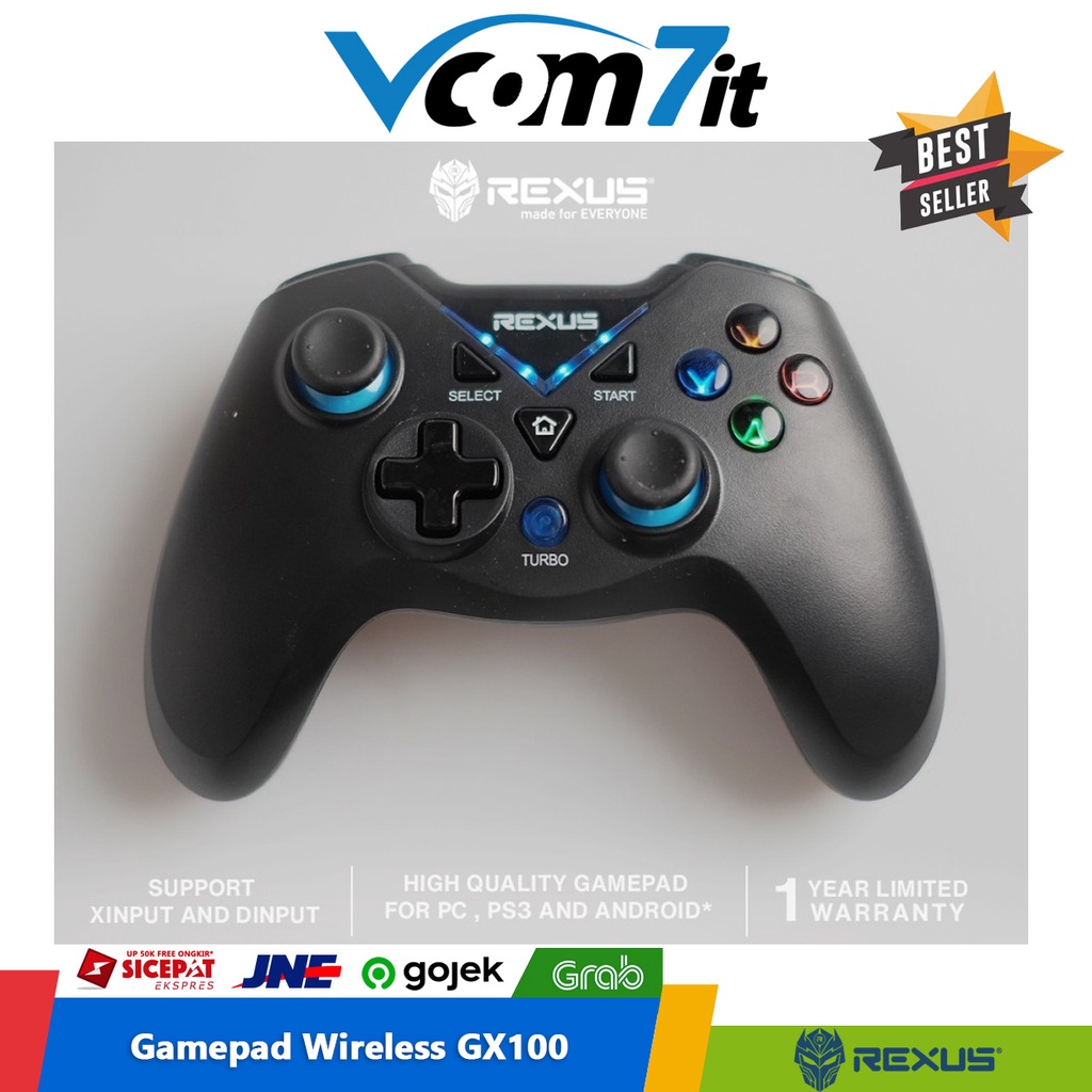Jual Rexus Gladius GX100 Wireless Pro Gaming Gamepad - Joystick / Stick ...