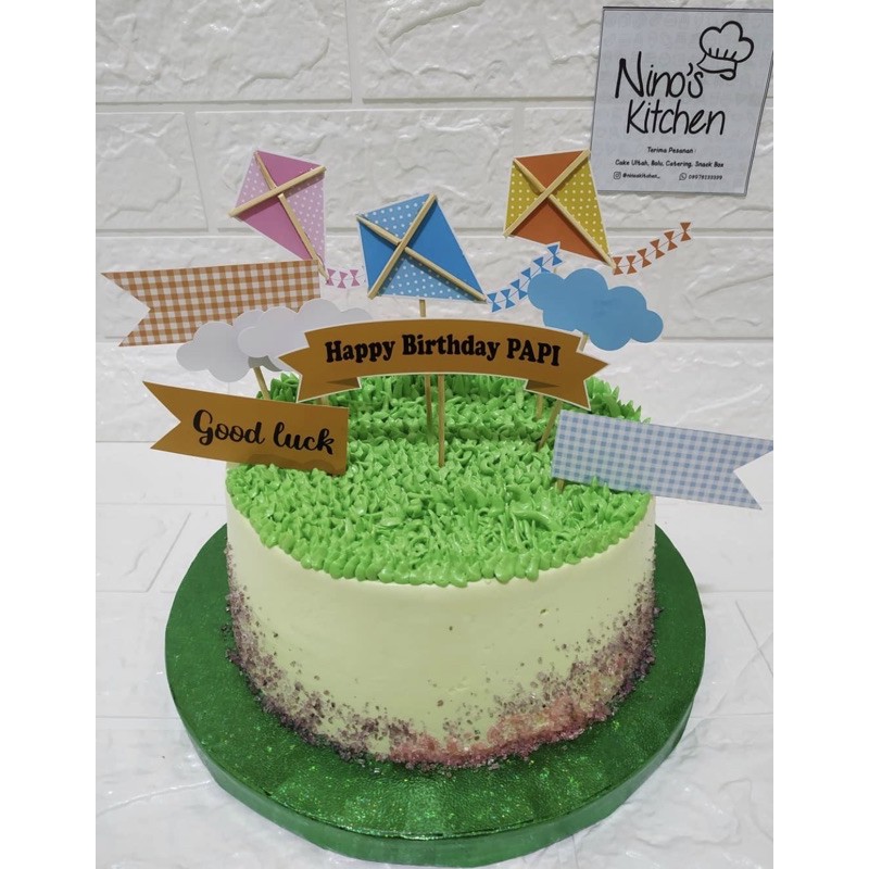 Jual Layang layang Topper Cake Birthday / Hiasan Kue Ulang Tahun ...