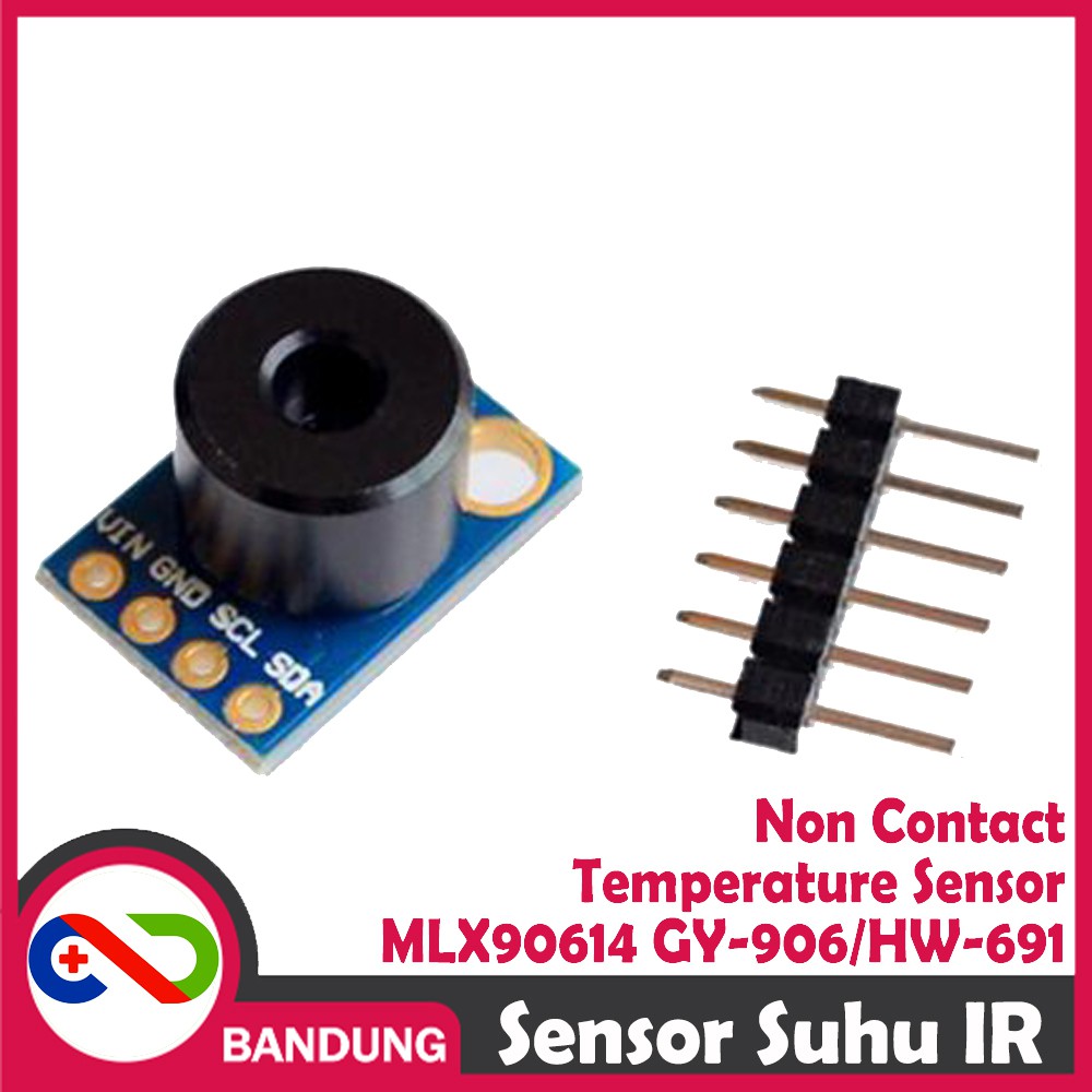 SENSOR SUHU IR NON CONTACT MLX90614 GY-906 HW-691 CONTACTLESS ...