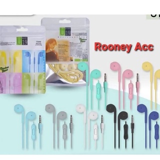 Jual HF MACARON WARNA WARNI PLUS MIC TYPE U-19 HF MODEL TANPA KARET ...