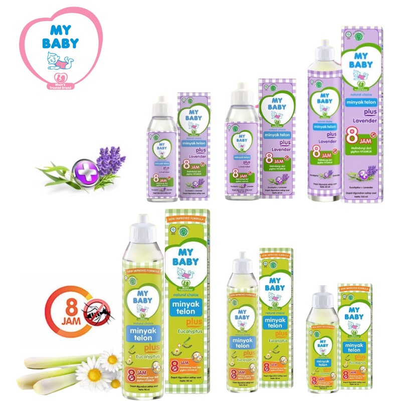 Jual MY BABY Minyak Telon Plus Eucalyptus dan Lavender Minyak Bayi Anti ...
