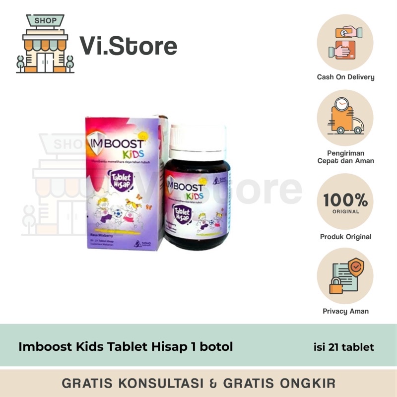 Jual Imboost Kids Tablet Hisap Botol Indonesia|Shopee Indonesia