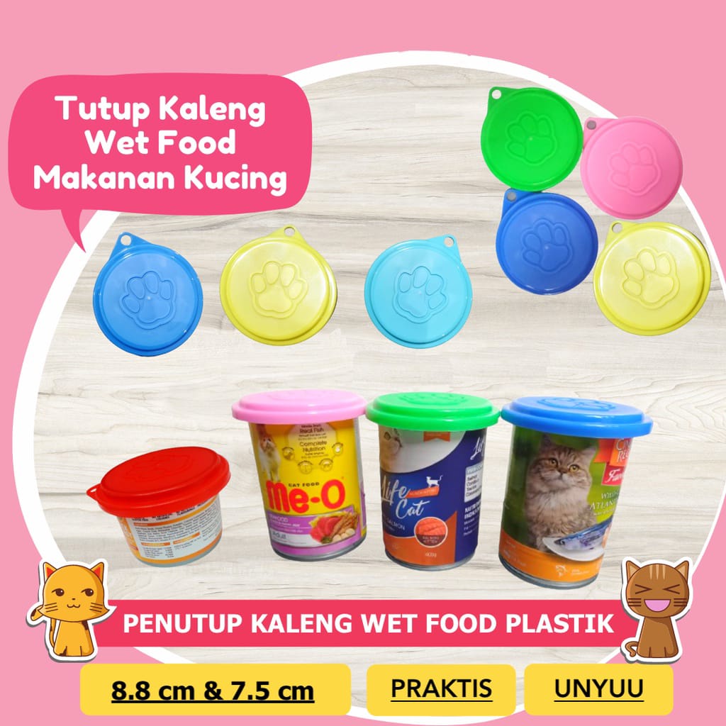 Jual Penutup makanan kaleng - tutup kaleng wet food | Shopee Indonesia