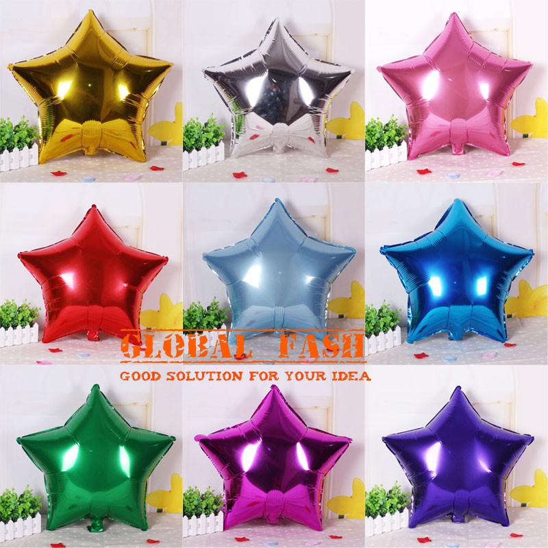 balon foil star mini / balon bintang mini / balon star / balon bentuk ...