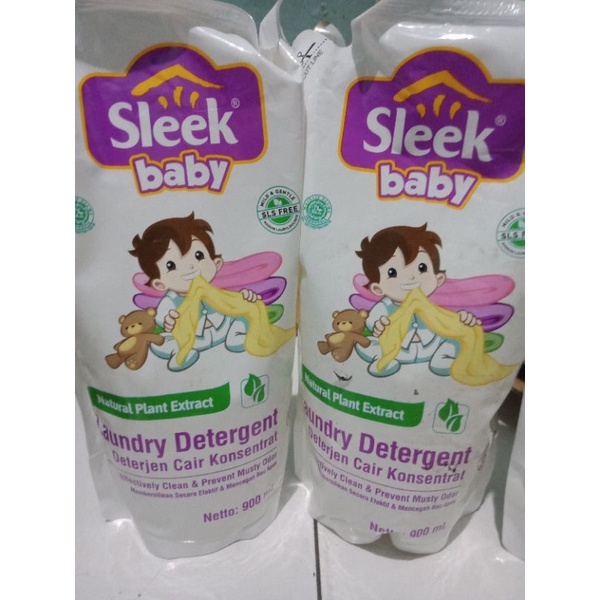 Jual Refill Sleek Laundry Detergent 900 ml | Shopee Indonesia