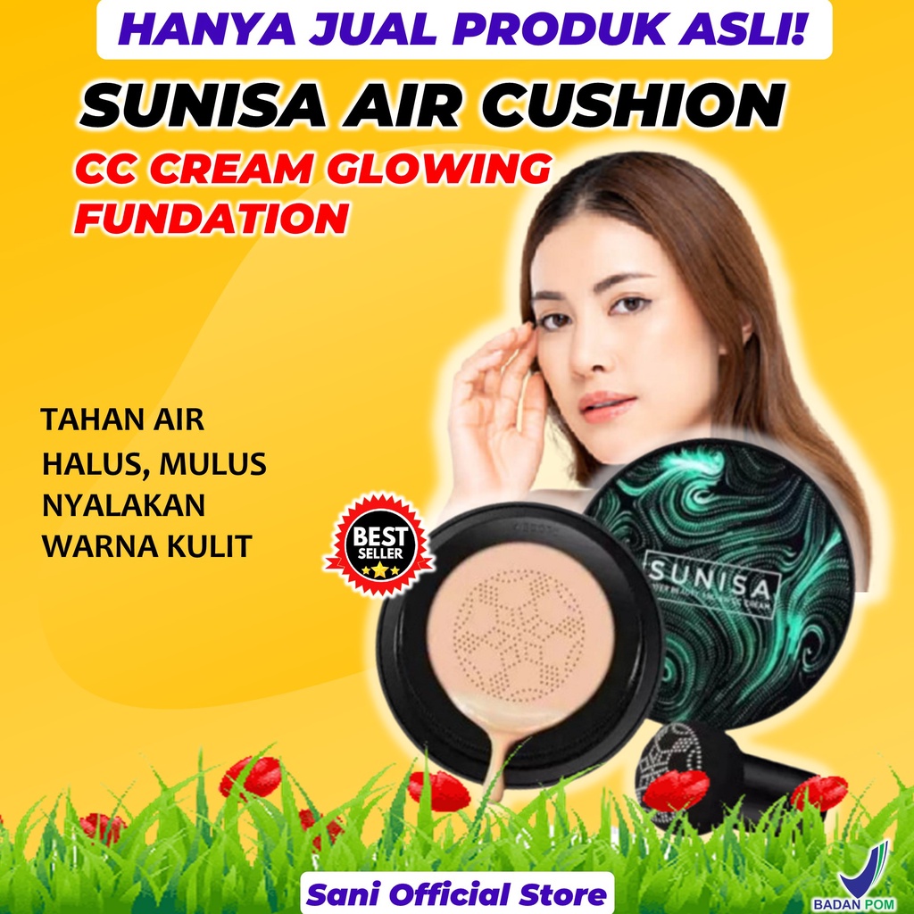 Jual ORIGINAL BEDAK FONDATION WAJAH GLOWING TAHAN LAMA ANTI AIR SUNISA ...