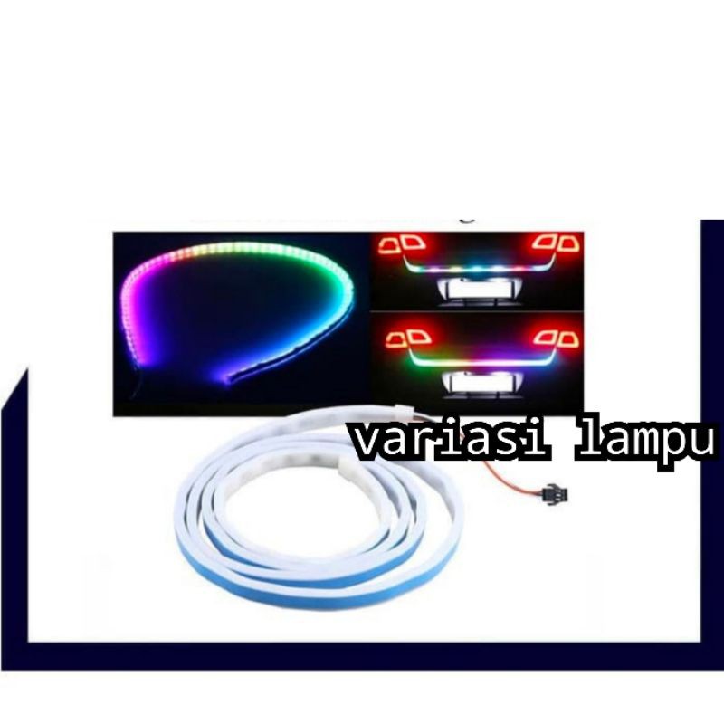 Jual led strip bagasi mobil rgb led tail light flow 120 cm | Shopee ...